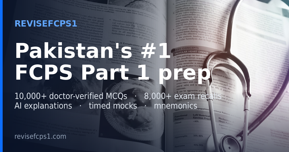 ReviseFCPS1 — Pakistan's #1 FCPS Part 1 Prep with AI Tutor & Pass ...
